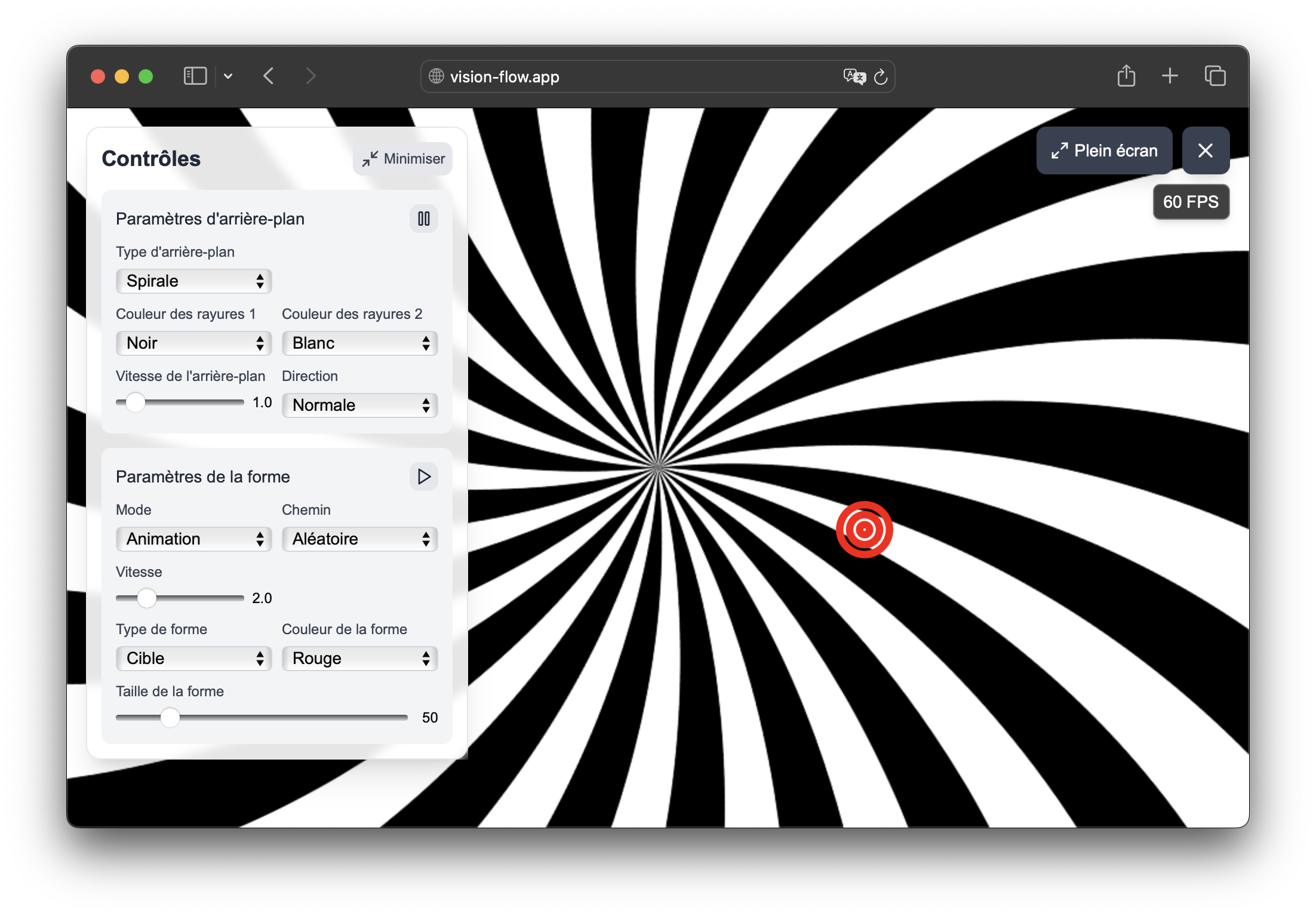 Vision Flow | Outil visuel non médical pour orthoptistes